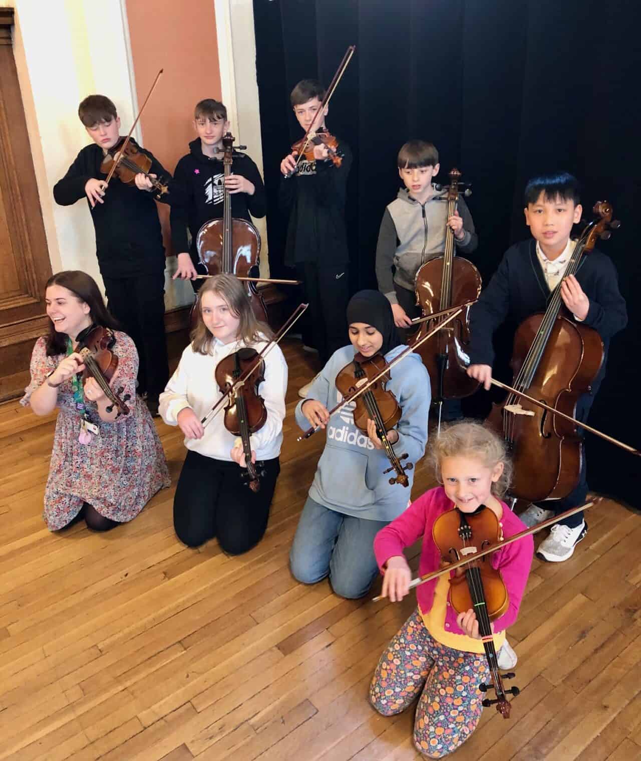 Students enjoy Benedetti Strings da - Laurus Cheadle Hulme