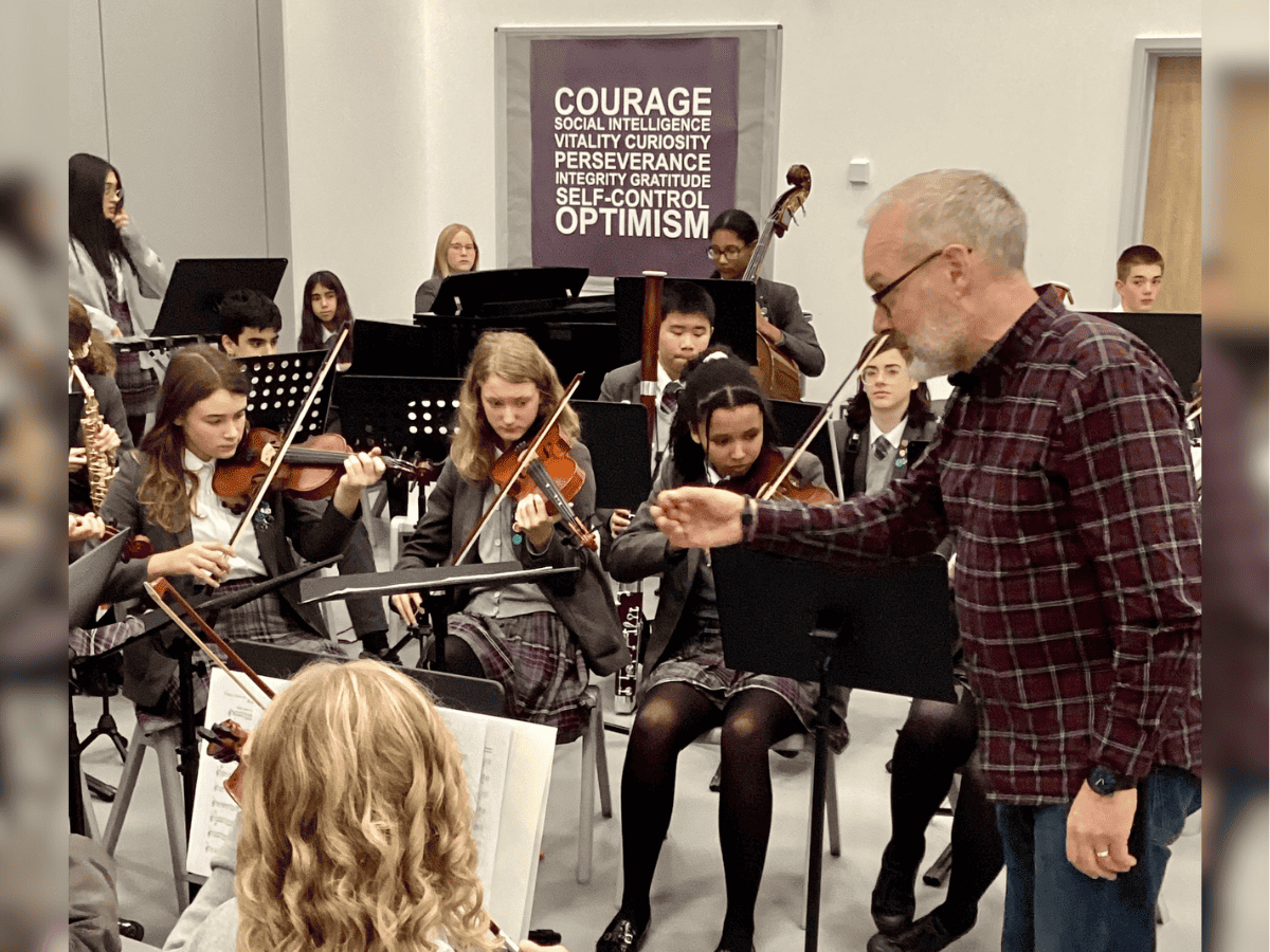 Students enjoy session with the Halle - Laurus Cheadle Hulme